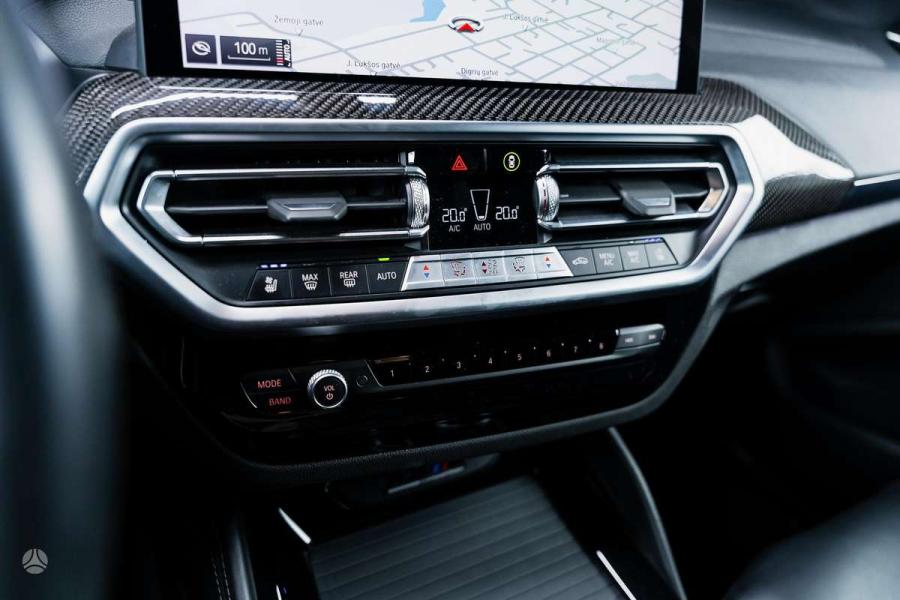 Black BMW x3-m 2022 in Vilnius, with an engine capacity of 2.99 L and mileage of 35 thousand km for 45000 €, photo 27 on AUTOMOTO.COM.LV