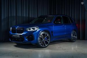Blue BMW x3-m 2020 in Vilnius, with an engine capacity of 2.99 L and mileage of 65 thousand km for 44999 €, photo  on AUTOMOTO.COM.LV