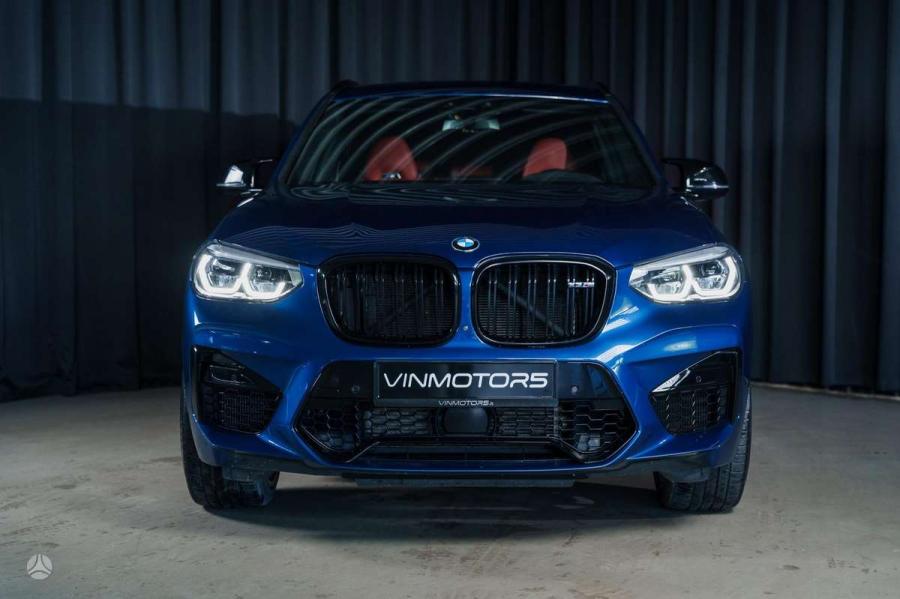 Blue BMW x3-m 2020 in Vilnius, with an engine capacity of 2.99 L and mileage of 65 thousand km for 44999 €, photo 3 on AUTOMOTO.COM.LV