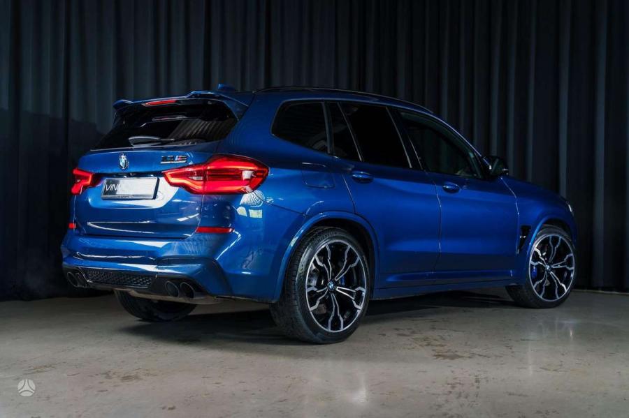 Blue BMW x3-m 2020 in Vilnius, with an engine capacity of 2.99 L and mileage of 65 thousand km for 44999 €, photo 5 on AUTOMOTO.COM.LV