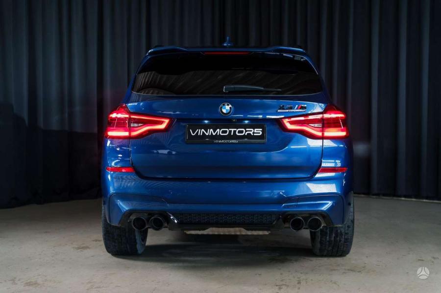 Blue BMW x3-m 2020 in Vilnius, with an engine capacity of 2.99 L and mileage of 65 thousand km for 44999 €, photo 6 on AUTOMOTO.COM.LV