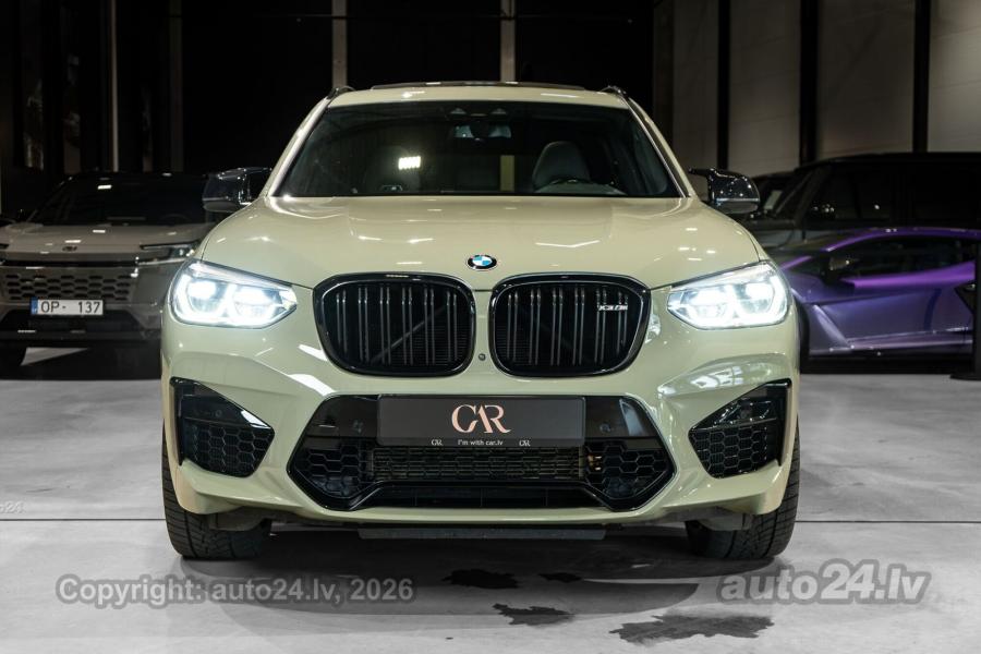 Green BMW x3-m 2021 in Riga, with an engine capacity of 3.00 L and mileage of 93 thousand km for 52990 €, photo 3 on AUTOMOTO.COM.LV
