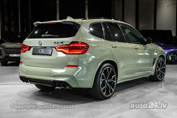 Green BMW x3-m 2021 in Riga, with an engine capacity of 3.00 L and mileage of 93 thousand km for 52990 €, photo 4 on AUTOMOTO.COM.LV