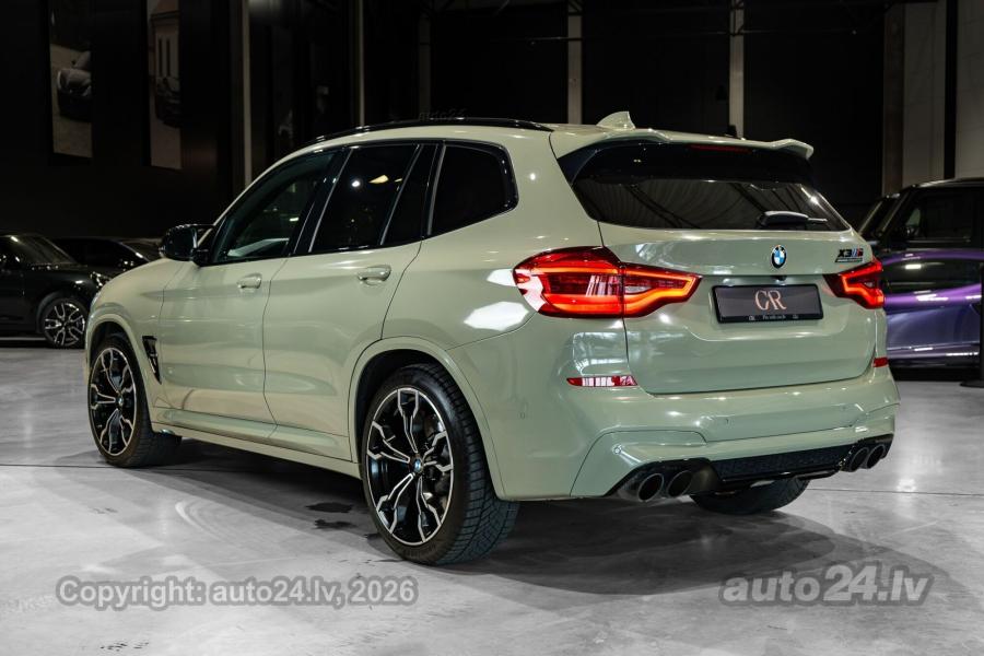 Green BMW x3-m 2021 in Riga, with an engine capacity of 3.00 L and mileage of 93 thousand km for 52990 €, photo 7 on AUTOMOTO.COM.LV