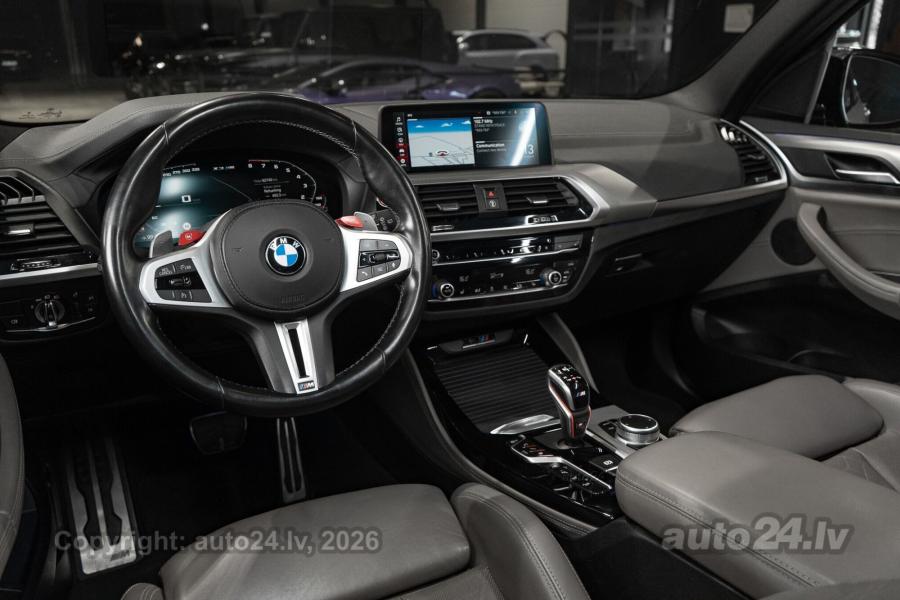 Green BMW x3-m 2021 in Riga, with an engine capacity of 3.00 L and mileage of 93 thousand km for 52990 €, photo 11 on AUTOMOTO.COM.LV