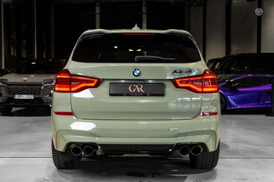 Green BMW x3-m 2021 in Riga, with an engine capacity of 2.99 L and mileage of 93 thousand km for 52990 €, photo 6 on AUTOMOTO.COM.LV