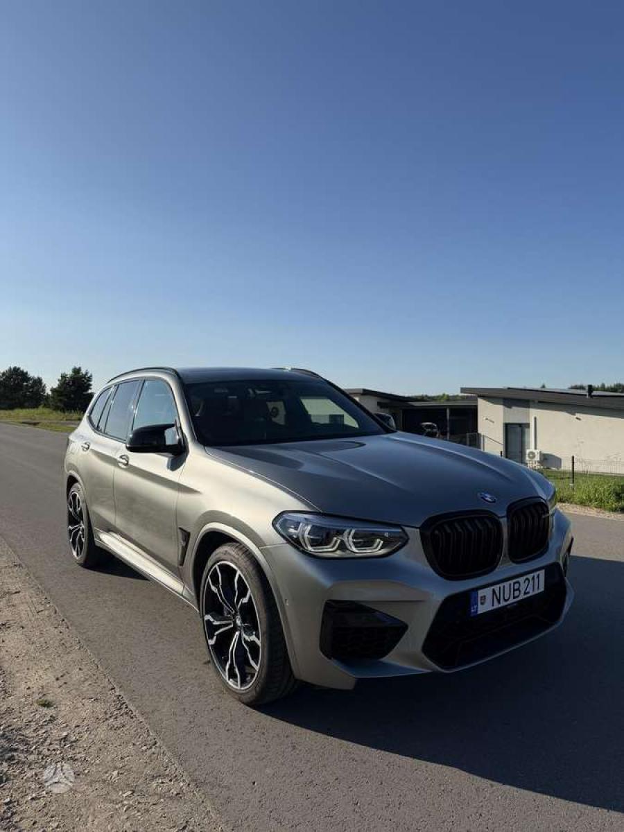 Pelēks BMW x3-m 2019 Viļņa, ar dzinēja tilpumu 2.99 L un nobraukumu 93 tūkst. km par 39999 €, foto 1 vietnē AUTOMOTO.COM.LV