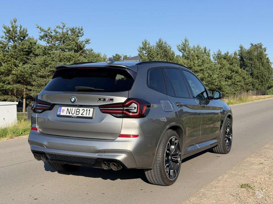 Pelēks BMW x3-m 2019 Viļņa, ar dzinēja tilpumu 2.99 L un nobraukumu 93 tūkst. km par 39999 €, foto 4 vietnē AUTOMOTO.COM.LV