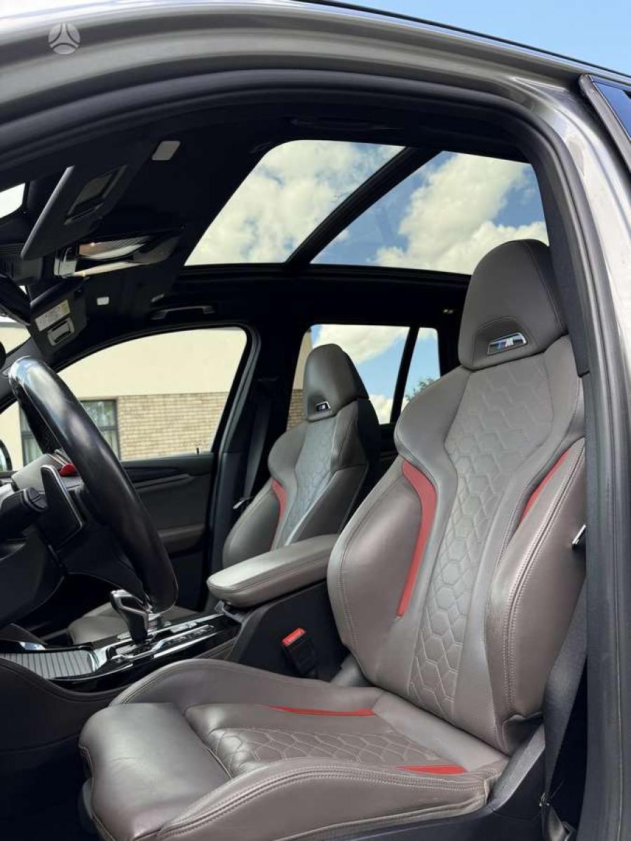 Pelēks BMW x3-m 2019 Viļņa, ar dzinēja tilpumu 2.99 L un nobraukumu 93 tūkst. km par 39999 €, foto 17 vietnē AUTOMOTO.COM.LV