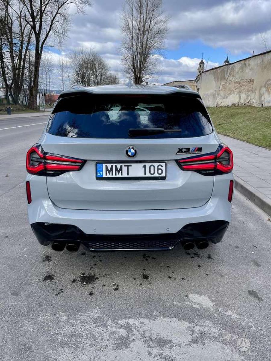 Grey BMW x3-m 2021 in Vilnius, with an engine capacity of 2.99 L and mileage of 34 thousand km for 56000 €, photo 3 on AUTOMOTO.COM.LV