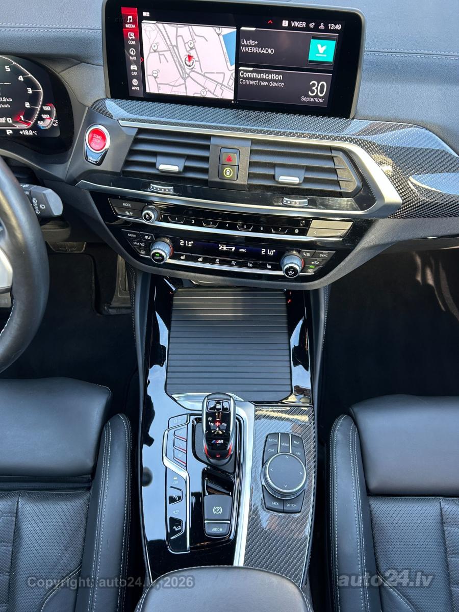 BMW x3-m 2021 in Tallinn, with an engine capacity of 3.00 L and mileage of 93 thousand km for 45900 €, photo 15 on AUTOMOTO.COM.LV