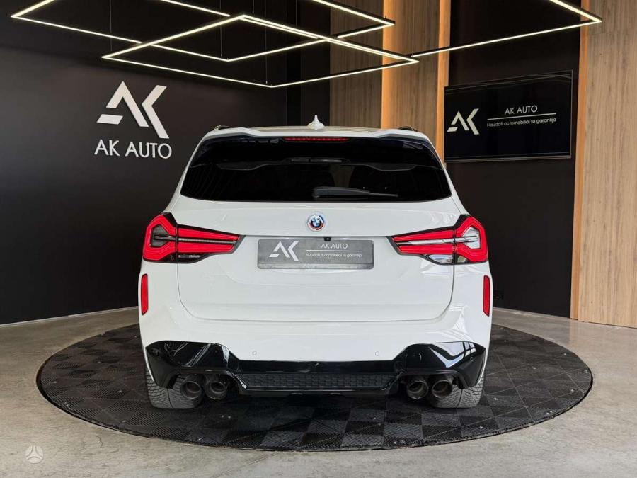 White BMW x3-m 2021 in Kaunas, with an engine capacity of 2.99 L and mileage of 70 thousand km for 44990 €, photo 11 on AUTOMOTO.COM.LV