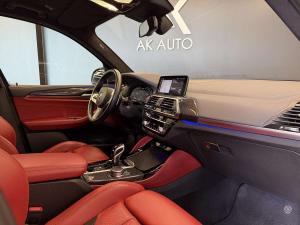 White BMW x3-m 2021 in Kaunas, with an engine capacity of 2.99 L and mileage of 70 thousand km for 44990 €, photo 20 on AUTOMOTO.COM.LV