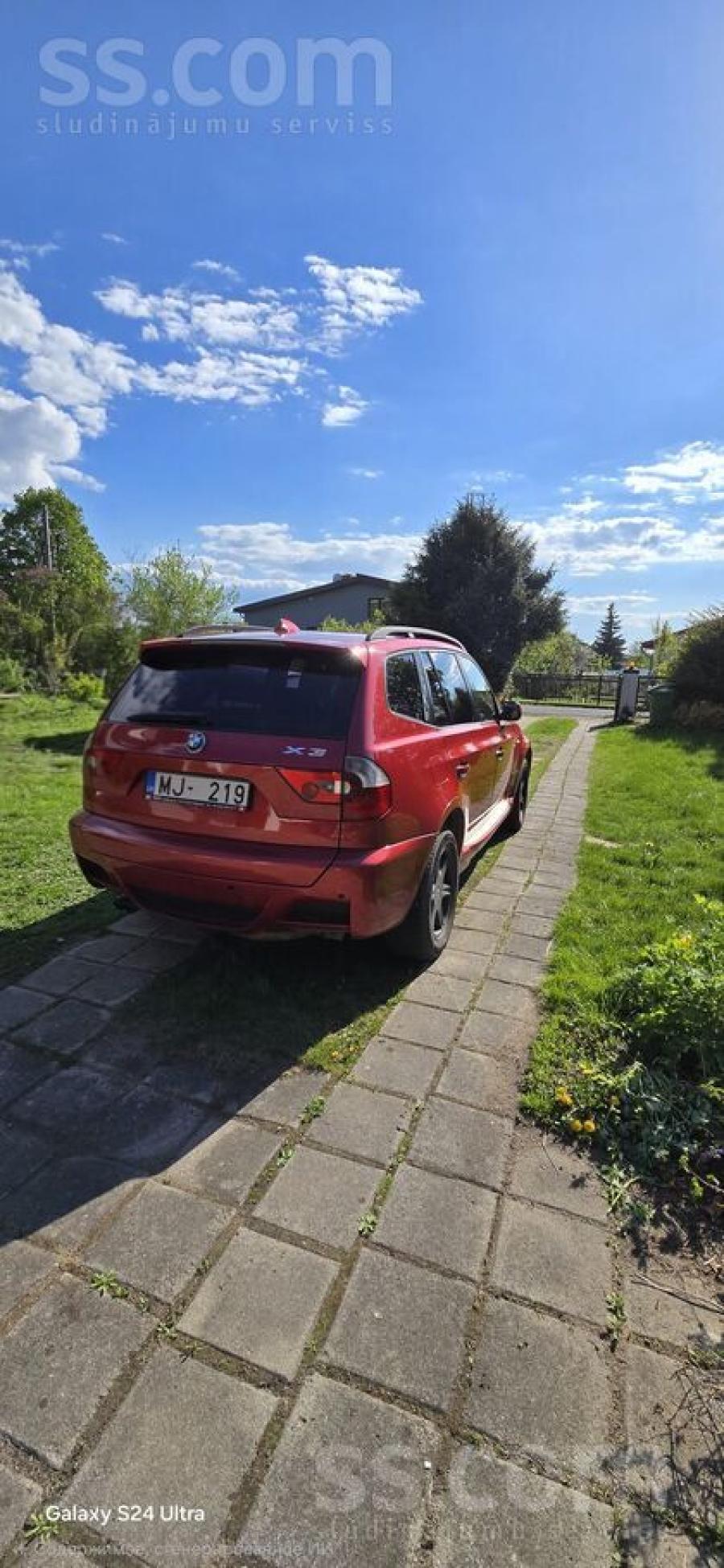 Sarkans BMW X3 2004 Rīga, ar dzinēja tilpumu 3.00 L un nobraukumu 0 tūkst. km par 3600 €, foto 4 vietnē AUTOMOTO.COM.LV