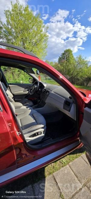 Sarkans BMW X3 2004 Rīga, ar dzinēja tilpumu 3.00 L un nobraukumu 0 tūkst. km par 3600 €, foto 8 vietnē AUTOMOTO.COM.LV