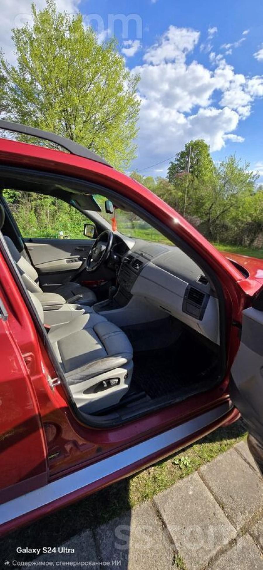 Sarkans BMW X3 2004 Rīga, ar dzinēja tilpumu 3.00 L un nobraukumu 0 tūkst. km par 3600 €, foto 8 vietnē AUTOMOTO.COM.LV