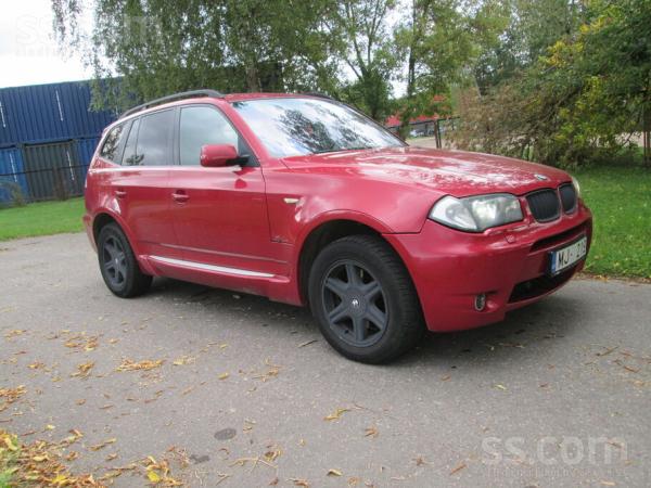 BMW X3 2004 Rīga vietnē Sarkans BMW X3 2004 Rīga, ar dzinēja tilpumu 3.00 L un nobraukumu 386 tūkst. km par 2750 €, foto 1 vietnē AUTOMOTO.COM.LV