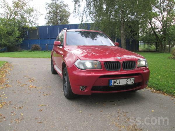 BMW X3 2004 Rīga vietnē Sarkans BMW X3 2004 Rīga, ar dzinēja tilpumu 3.00 L un nobraukumu 386 tūkst. km par 2750 €, foto 10 vietnē AUTOMOTO.COM.LV
