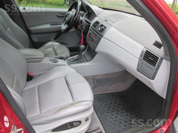 BMW X3 2004 Rīga vietnē Sarkans BMW X3 2004 Rīga, ar dzinēja tilpumu 3.00 L un nobraukumu 386 tūkst. km par 2750 €, foto 11 vietnē AUTOMOTO.COM.LV