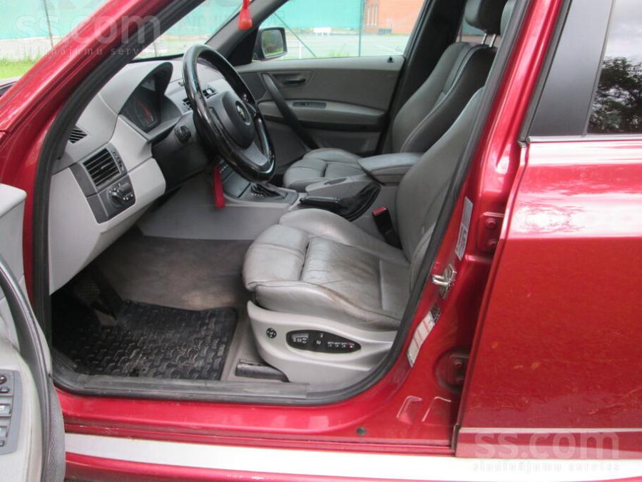 Red BMW X3 2004 in Riga, with an engine capacity of 3.00 L and mileage of 386 thousand km for 2750 €, photo 14 on AUTOMOTO.COM.LV
