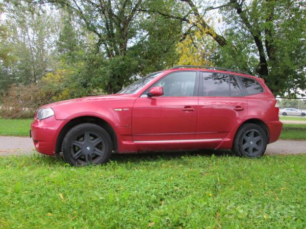 Sarkans BMW X3 2004 Rīga, ar dzinēja tilpumu 3.00 L un nobraukumu 386 tūkst. km par 2750 €, foto 3 vietnē AUTOMOTO.COM.LV