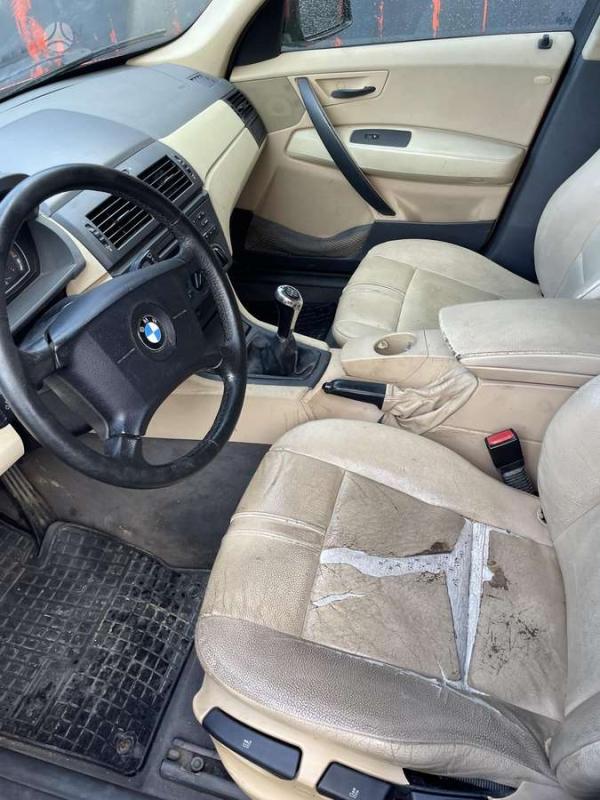 Sarkans BMW X3 2004 Kauņa, ar dzinēja tilpumu 2.99 L un nobraukumu 345 tūkst. km par 1700 €, foto 6 vietnē AUTOMOTO.COM.LV