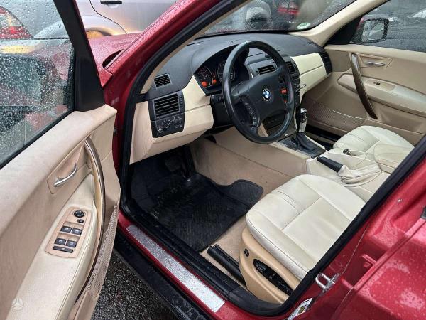 Sarkans BMW X3 2005 Kauņa, ar dzinēja tilpumu 3.00 L un nobraukumu 215 tūkst. km par 3150 €, foto 7 vietnē AUTOMOTO.COM.LV