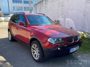 Красный БМВ Х3 2005 в Даугавпилс, объемом двигателя 3.00 л и пробегом 275 тыс. км за 4250 €, фото  на AUTOMOTO.COM.LV