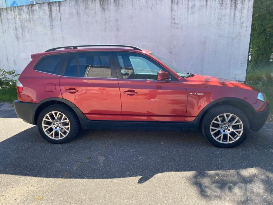 Sarkans BMW X3 2005 Daugavpils, ar dzinēja tilpumu 3.00 L un nobraukumu 275 tūkst. km par 4250 €, foto 4 vietnē AUTOMOTO.COM.LV