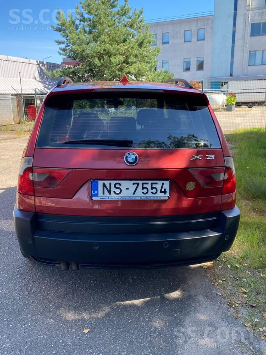 Sarkans BMW X3 2005 Daugavpils, ar dzinēja tilpumu 3.00 L un nobraukumu 275 tūkst. km par 4250 €, foto 6 vietnē AUTOMOTO.COM.LV