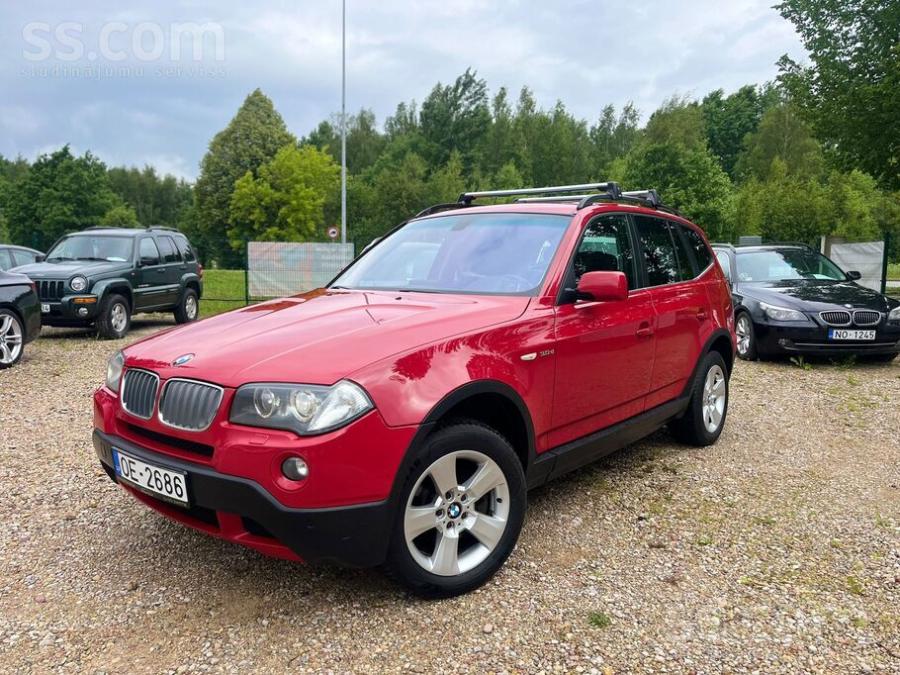 Sarkans BMW X3 2008 Kuldīga, ar dzinēja tilpumu 3.00 L un nobraukumu 294 tūkst. km par 5990 €, foto 2 vietnē AUTOMOTO.COM.LV
