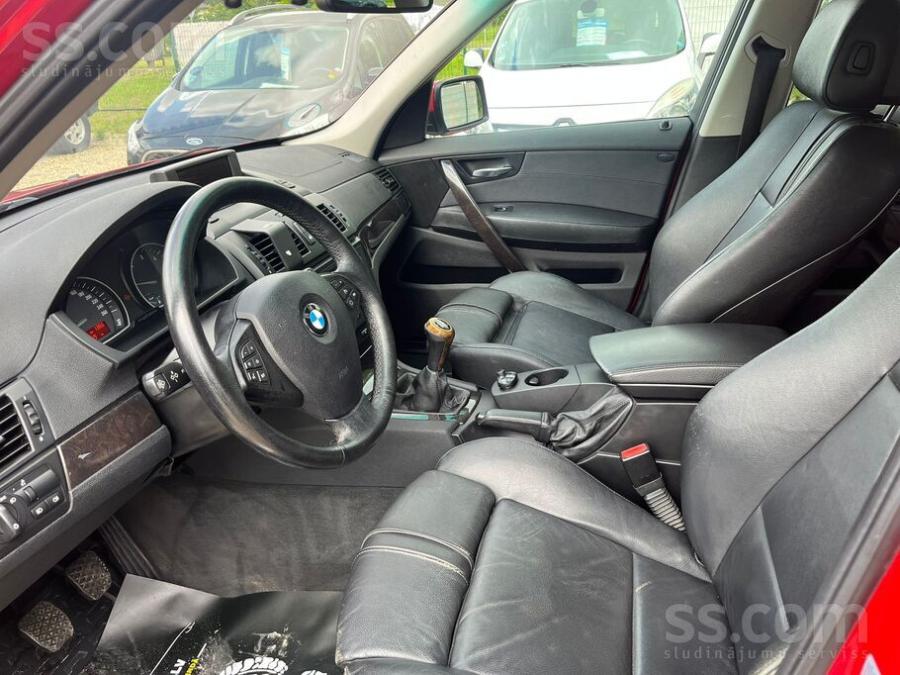 Sarkans BMW X3 2008 Kuldīga, ar dzinēja tilpumu 3.00 L un nobraukumu 294 tūkst. km par 5990 €, foto 9 vietnē AUTOMOTO.COM.LV