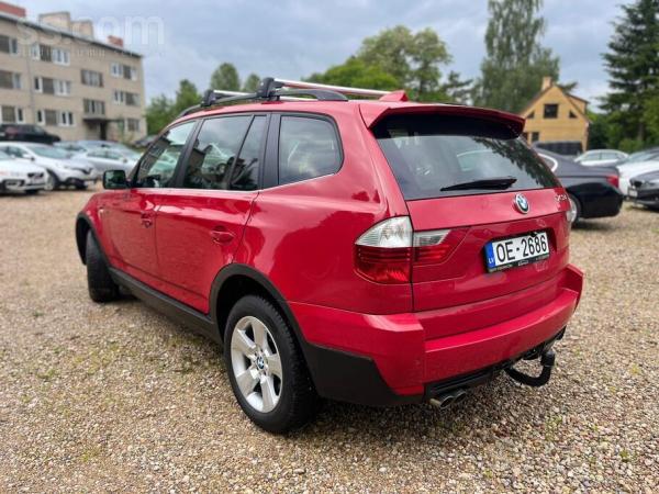 Sarkans BMW X3 2008 Kuldīga, ar dzinēja tilpumu 3.00 L un nobraukumu 294 tūkst. km par 5990 €, foto 3 vietnē AUTOMOTO.COM.LV