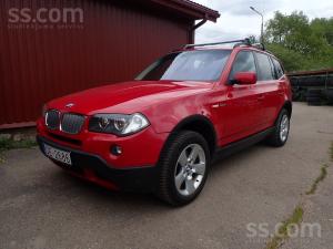 Red BMW X3 2008 in Liepaja, with an engine capacity of 3.00 L and mileage of 297 thousand km for 5950 €, photo 5 on AUTOMOTO.COM.LV