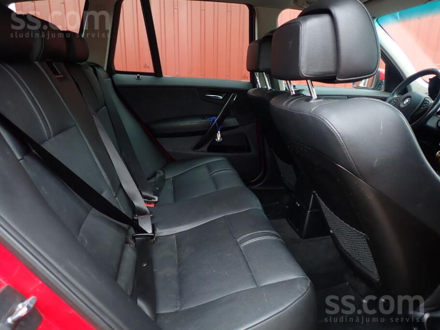 Red BMW X3 2008 in Liepaja, with an engine capacity of 3.00 L and mileage of 297 thousand km for 5950 €, photo 6 on AUTOMOTO.COM.LV