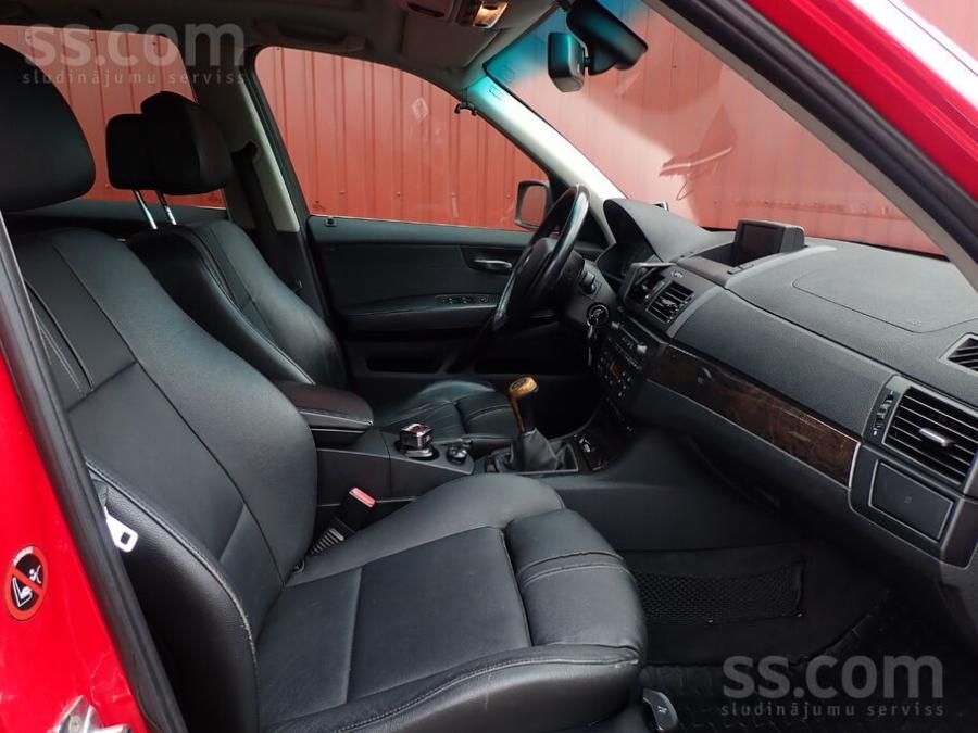 Red BMW X3 2008 in Liepaja, with an engine capacity of 3.00 L and mileage of 297 thousand km for 5950 €, photo 7 on AUTOMOTO.COM.LV