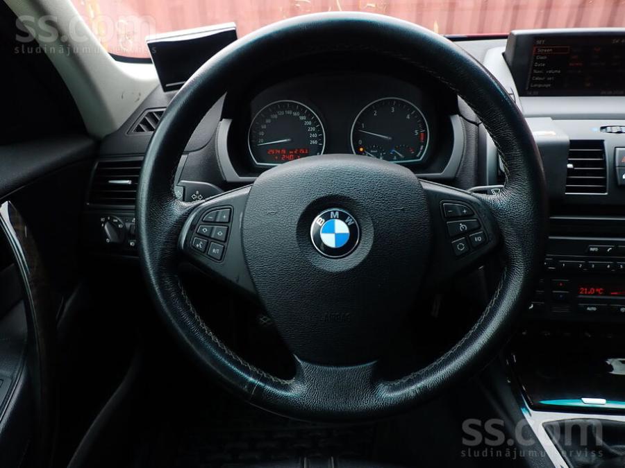 Red BMW X3 2008 in Liepaja, with an engine capacity of 3.00 L and mileage of 297 thousand km for 5950 €, photo 9 on AUTOMOTO.COM.LV