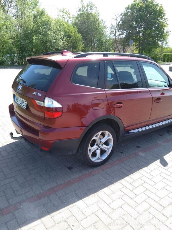 Sarkans BMW X3 2009 Valmiera, ar dzinēja tilpumu 3.00 L un nobraukumu 195 tūkst. km par 6800 €, foto 3 vietnē AUTOMOTO.COM.LV