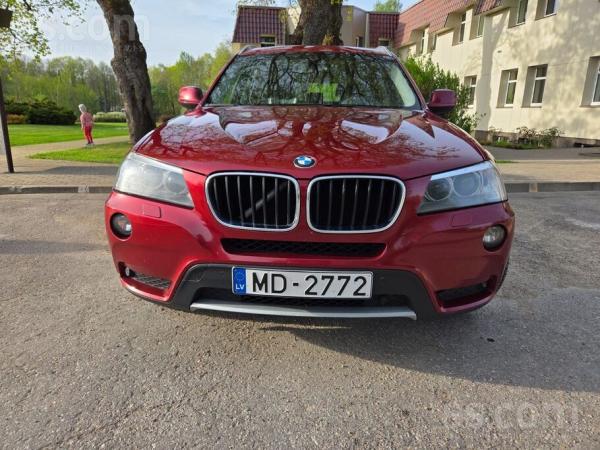Красный БМВ Х3 2010 в Рига, объемом двигателя 2.00 л и пробегом 295 тыс. км за 9800 €, фото 3 на AUTOMOTO.COM.LV