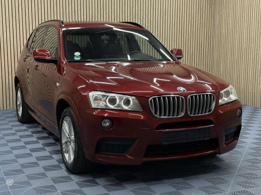 Red BMW X3 2011 in Marijampole, with an engine capacity of 2.99 L and mileage of 223 thousand km for 11000 €, photo 1 on AUTOMOTO.COM.LV