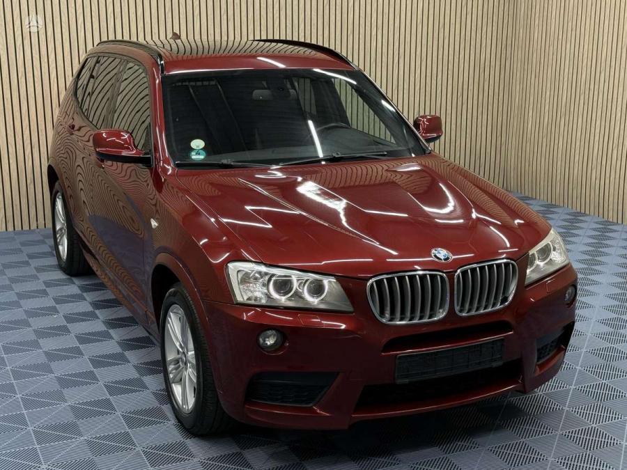 Red BMW X3 2011 in Marijampole, with an engine capacity of 2.99 L and mileage of 223 thousand km for 11000 €, photo 10 on AUTOMOTO.COM.LV