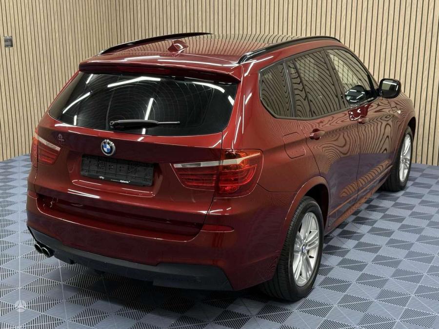 Red BMW X3 2011 in Marijampole, with an engine capacity of 2.99 L and mileage of 223 thousand km for 11000 €, photo 13 on AUTOMOTO.COM.LV