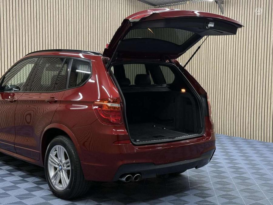 Red BMW X3 2011 in Marijampole, with an engine capacity of 2.99 L and mileage of 223 thousand km for 11000 €, photo 14 on AUTOMOTO.COM.LV