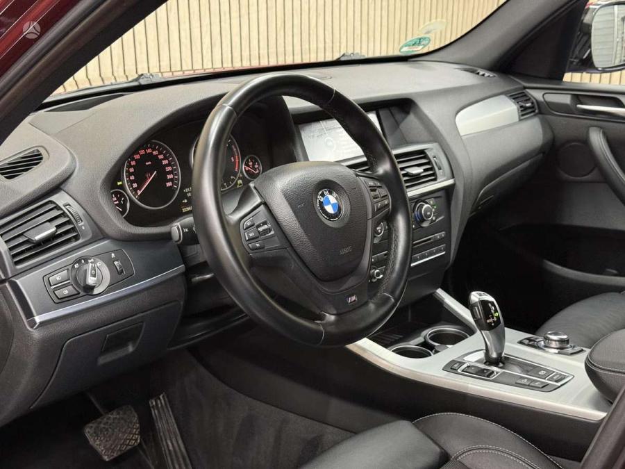Red BMW X3 2011 in Marijampole, with an engine capacity of 2.99 L and mileage of 223 thousand km for 11000 €, photo 23 on AUTOMOTO.COM.LV