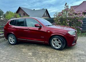 Red BMW X3 2011 in Vilnius, with an engine capacity of 3.00 L and mileage of 178 thousand km for 5900 €, photo 6 on AUTOMOTO.COM.LV
