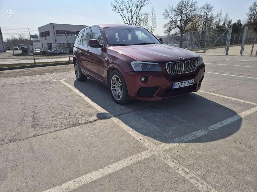 Red BMW X3 2011 in Vilnius, with an engine capacity of 3.00 L and mileage of 178 thousand km for 5900 €, photo 11 on AUTOMOTO.COM.LV