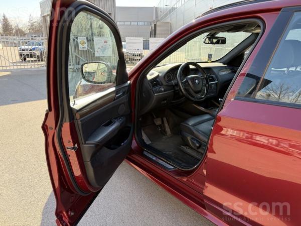 Sarkans BMW X3 2012 Rīga, ar dzinēja tilpumu 2.00 L un nobraukumu 340 tūkst. km par 8400 €, foto 6 vietnē AUTOMOTO.COM.LV