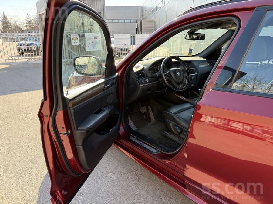 Sarkans BMW X3 2012 Rīga, ar dzinēja tilpumu 2.00 L un nobraukumu 340 tūkst. km par 8400 €, foto 7 vietnē AUTOMOTO.COM.LV