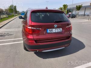 Red BMW X3 2012 in Riga, with an engine capacity of 2.00 L and mileage of 163 thousand km for 15200 €, photo 4 on AUTOMOTO.COM.LV