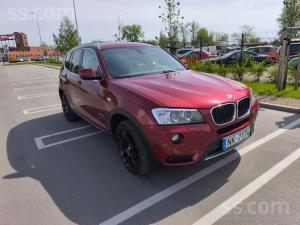 Red BMW X3 2012 in Riga, with an engine capacity of 2.00 L and mileage of 163 thousand km for 15200 €, photo 7 on AUTOMOTO.COM.LV